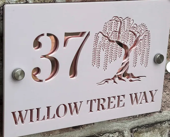 Willow Tree House Sign - Elizabeth Frances Designs
